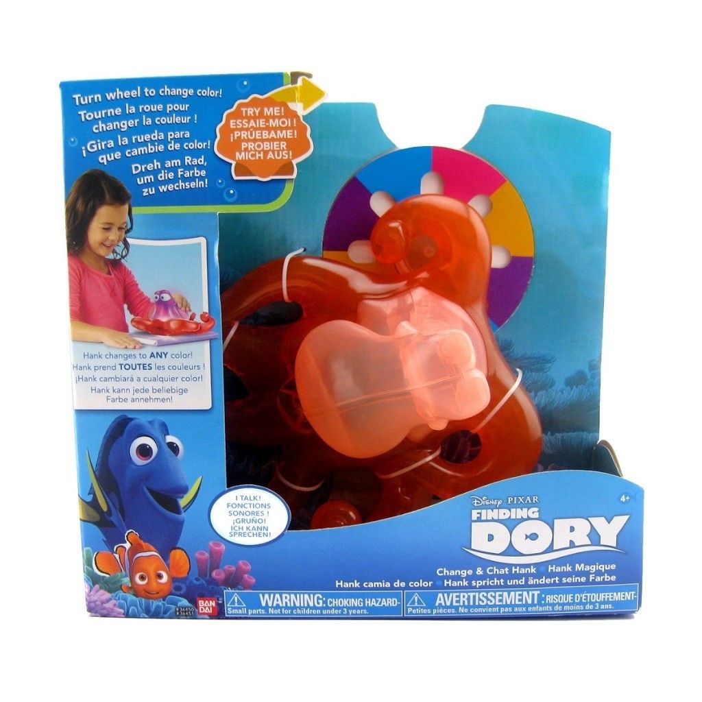Coffret de jeu à couleurs changeantes de Hank Le Monde de Dory Disney Pixar
